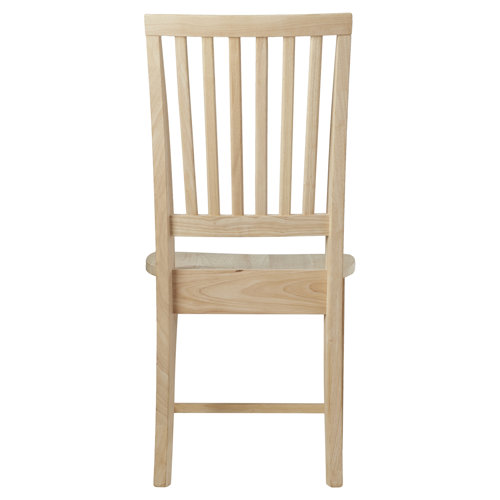 Mistana™ Lynn Solid Wood Slat Back Side Chair In Unfinished And Reviews